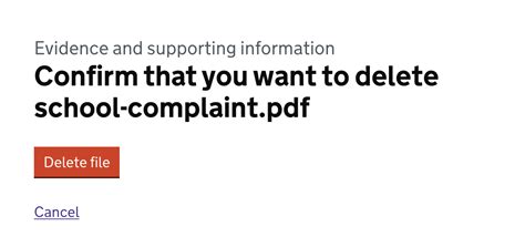popup options for cancel this operation are cancel and yes