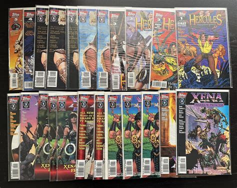 Topps Comics Hercules Xena Warrior Princess Lot J Scott Campbell Alex