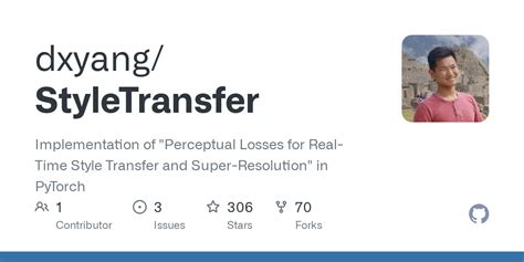 GitHub Dxyang StyleTransfer Implementation Of Perceptual Losses For