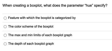 Solved When Creating A Boxplot What Does The Parameter