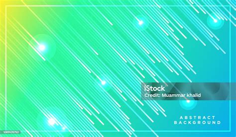 대각선 줄무늬 벡터 라인 그림자 고 빛나는 빛 그림 공간와 녹색 노란 바탕에 별입니다 디자인에 대 한 개체 틀 텍스트와 함께