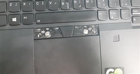 the left click button seems to have moved a bit up it s not making the