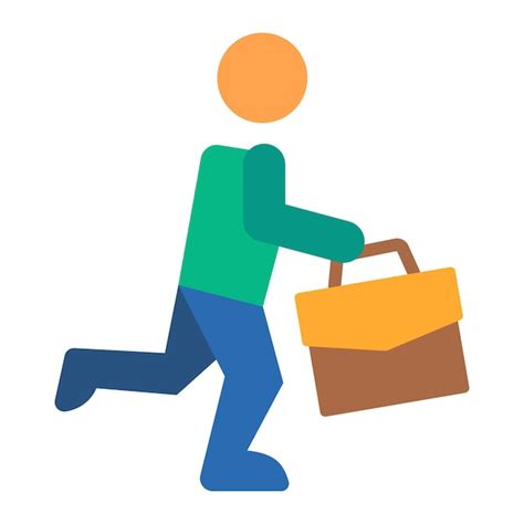 Premium Vector Going To Work Icon