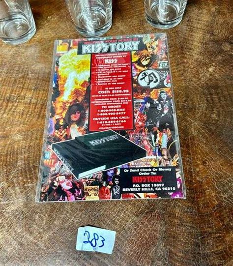 4pc Kiss Glasses And Comic Book Auction Group
