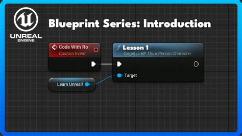 Ue5 Blueprint Series Introduction Youtube