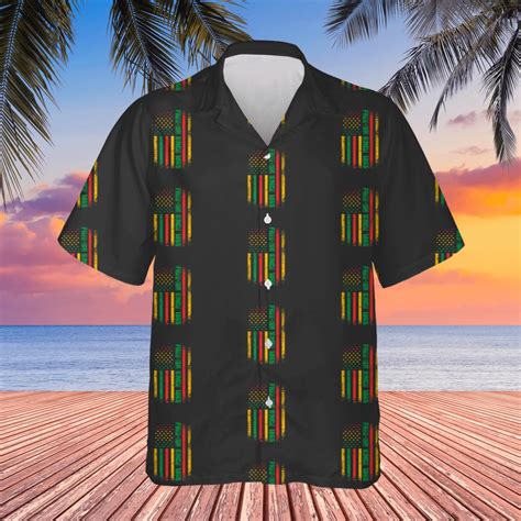 Freeish Since 1865 Juneteenth African American Flag Hawaiians Sold By