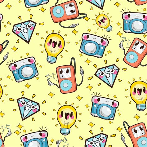 Premium Vector Cute Seamless Pattern