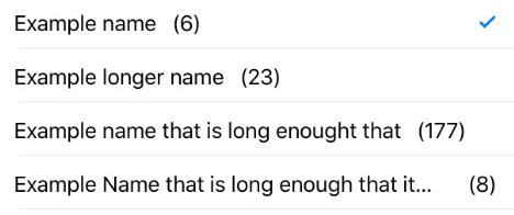 Ios Label Next To A Label With Variable Length Stack Overflow