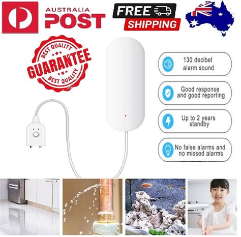 Wifi Water Leak Sensor Flood Leakage Detector Overflow Alert Level Home Alarm 18 99 Picclick Au