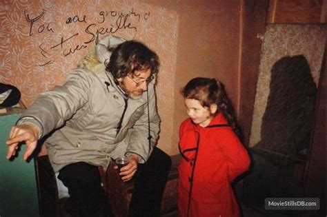 Schindlers List Behind The Scenes Photo Of Steven Spielberg And Oliwia