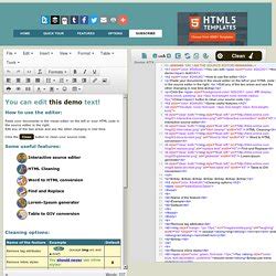 Html Online Editor Pearltrees