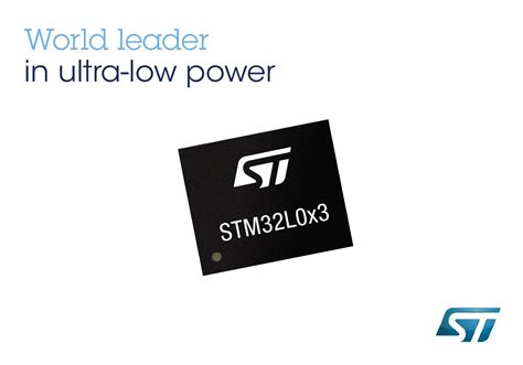 Stm32 Ultra Low Power Microcontrollers For Energy Sensitive Des