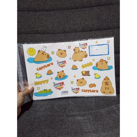 Covers Of Capybara And Doraemon Notebooks With Glasses Shopee Malaysia