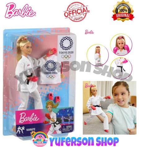 Jual Barbie Olympic Games Tokyo 2020 Karate Doll Shopee Indonesia
