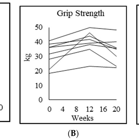 Individual Participant Data Showing A Gait Speed B Forearm Grip