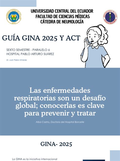 Guía Gina 2025 Manejo Del Asma Pdf Asma Diagnostico Medico