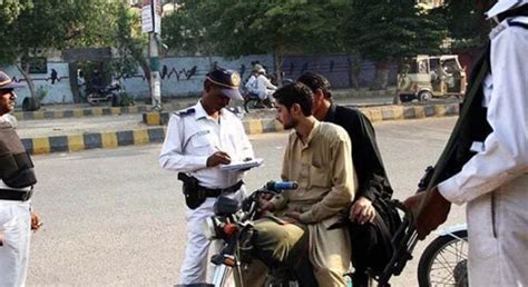 Karachi Traffic Police Issue 18586 Challans In One Week