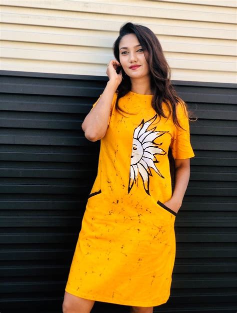 Modern Batik Dress Design