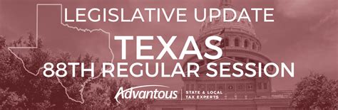 Texas 88th Legislative Session Mid Session Update Advantous