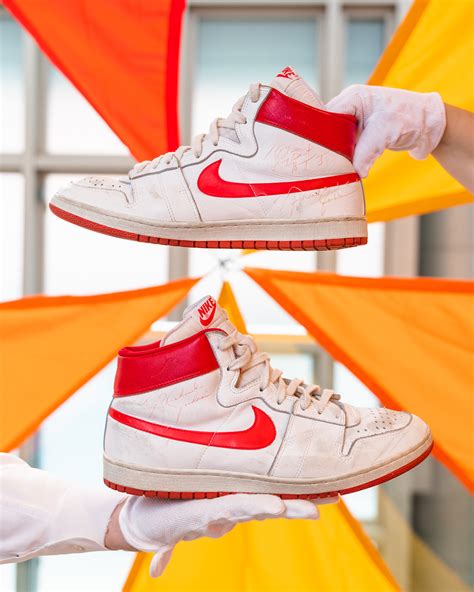 Michael Jordans Game Worn 1984 Nikes Sell For Nearly 15m