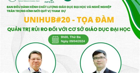 Sắp diễn ra Tọa đàm Quản trị rủi ro đối với cơ sở giáo dục đại học