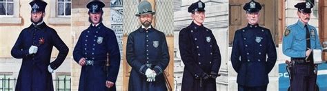 Old Time Police Uniforms Police Shirts Vintage Lieutenant Police