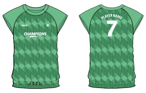 여자 스포츠 저지 티셔츠 디자인 컨셉 일러스트는 배구 저지 축구 배드민턴 축구 넷볼 테니스 스포츠 유니폼 키트에 적합한 여자 및 숙녀에게 적합 0명에 대한 스톡 벡터 아트