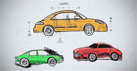 رسم سيارات الرسم باليد صورة الخلفية والصورة للتنزيل المجاني Pngtree