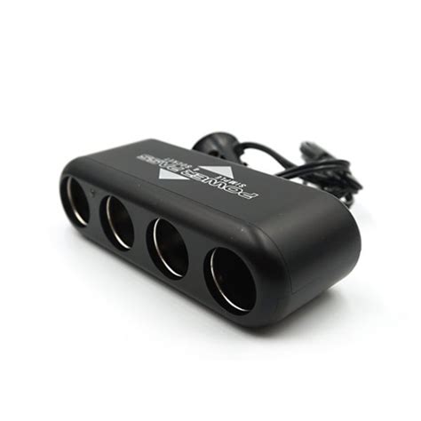 Qoo10 자동차 4구 차량용 멀티소켓 소켓 시거잭 확장 커넥터 어댑터 아답터 24v 화물차 등 마개 포트 네비