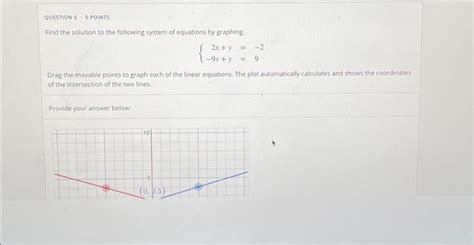 question 5 5 points find the solution to the