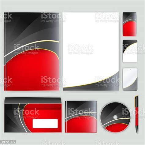 색 요소와 기업의 정체성 템플릿입니다 벡터 Brandbook 보고서 및 지침에 대 한 회사 비즈니스 스타일 추상적인 패턴 테마
