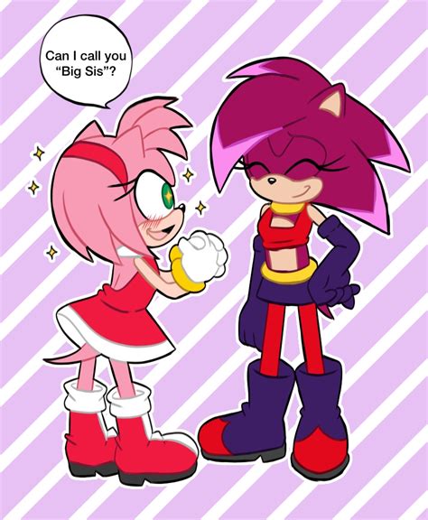 Amy Meets Sonia By Milkshakefairy On Deviantart