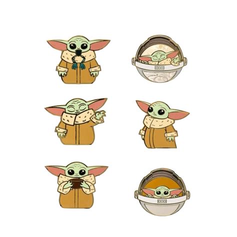 Star Wars The Mandalorian Pin Blind Box Enamel Pin 31858 Nerdom Greece