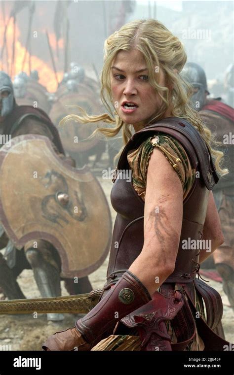Rosamund Pike Wrath Of The Titans Stock Photo Alamy