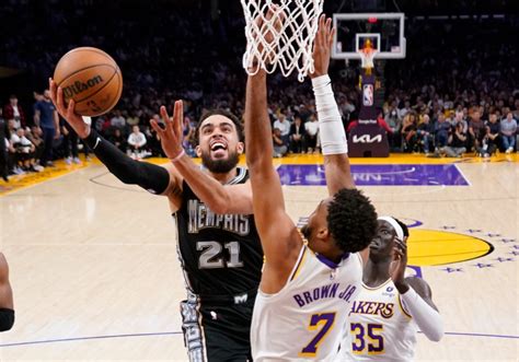 Box Score Memphis Grizzlies Vs Los Angeles Lakers Game 3 Memphis