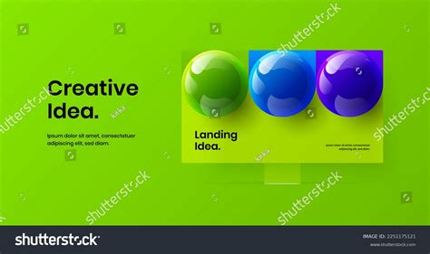 Unique Banner Design Vector Layout Colorful Stock Vector Royalty Free