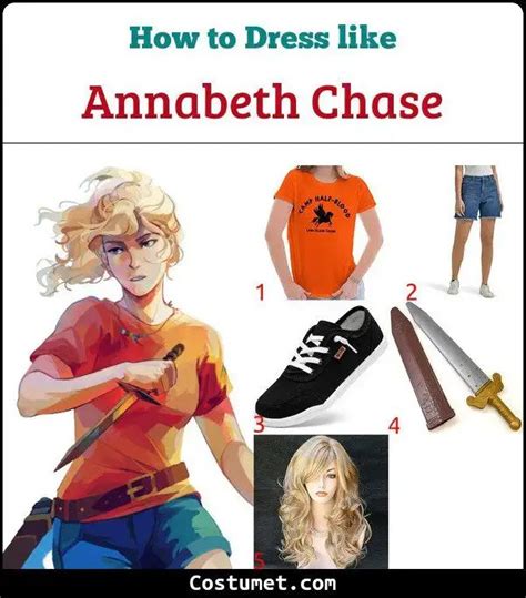 Annabeth Chases Costume From Percy Jackson For Cosplay And Halloween