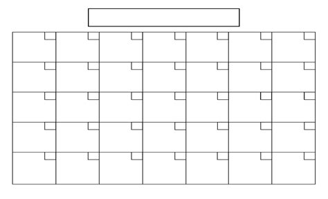 Blank Calendar Template Blank Calendar Template Blank Calendar Pages
