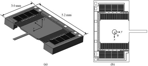 A Solid Model Of The Two Axis Capacitive Force Sensor B For Download Scientific Diagram