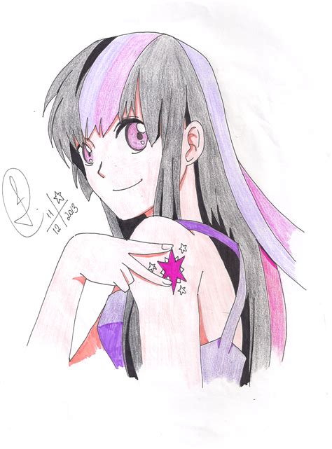 Twilight Sparkle Mlp Anime Version By Jujubesca On Deviantart