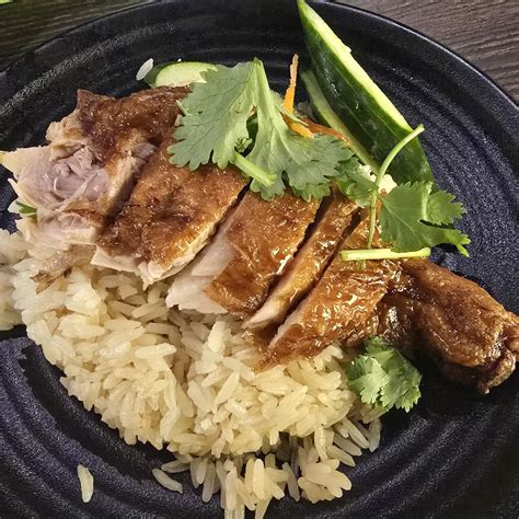 Drumstick Chicken Rice At Cinta Hainanese Chicken Rice Halal Tag