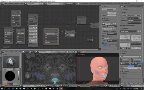 In Texture Paint Mode The Accumulate Mode Only Works In The Image