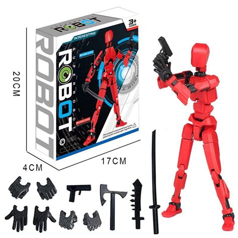Lmueinov T13 Action Figure T13 Action Figure 3d Printed Multi Jointed