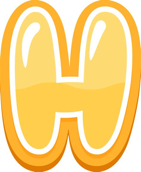 Cute Alphabet Letter H 36273525 Png