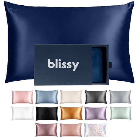 Blissy Silk Pillowcase 100 Pure Mulberry Silk 22 Momme