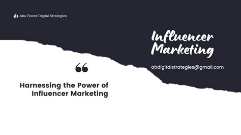 Harnessing The Power Of Influencer Marketing