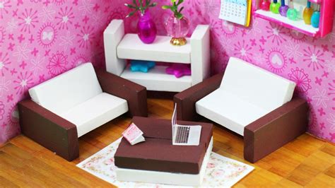 Plantillas Moldes Muebles De Carton Para Muñecas DIY Muebles en