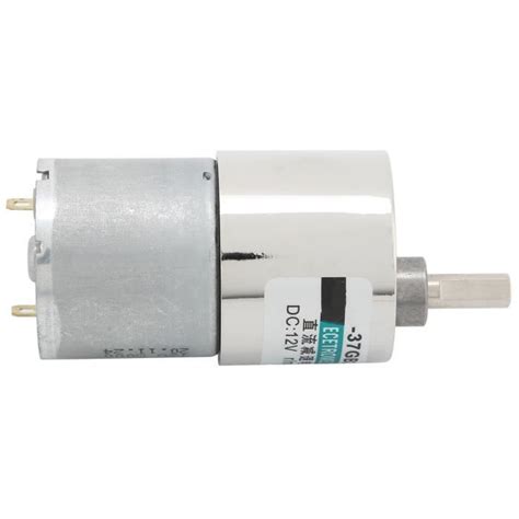 Cikonielf Moteur Dc Moteur De Réduction Dc Engrenage Tout En Métal