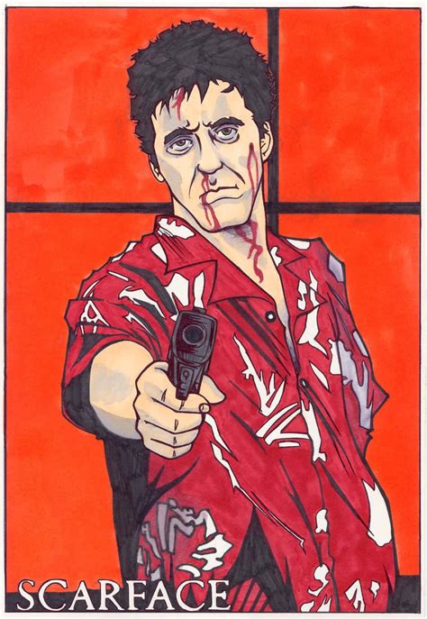 Tony Montana Scarface Drawn By Jagga Danbooru
