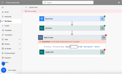 Update Item Not Working In Power Automate Microsoft Community